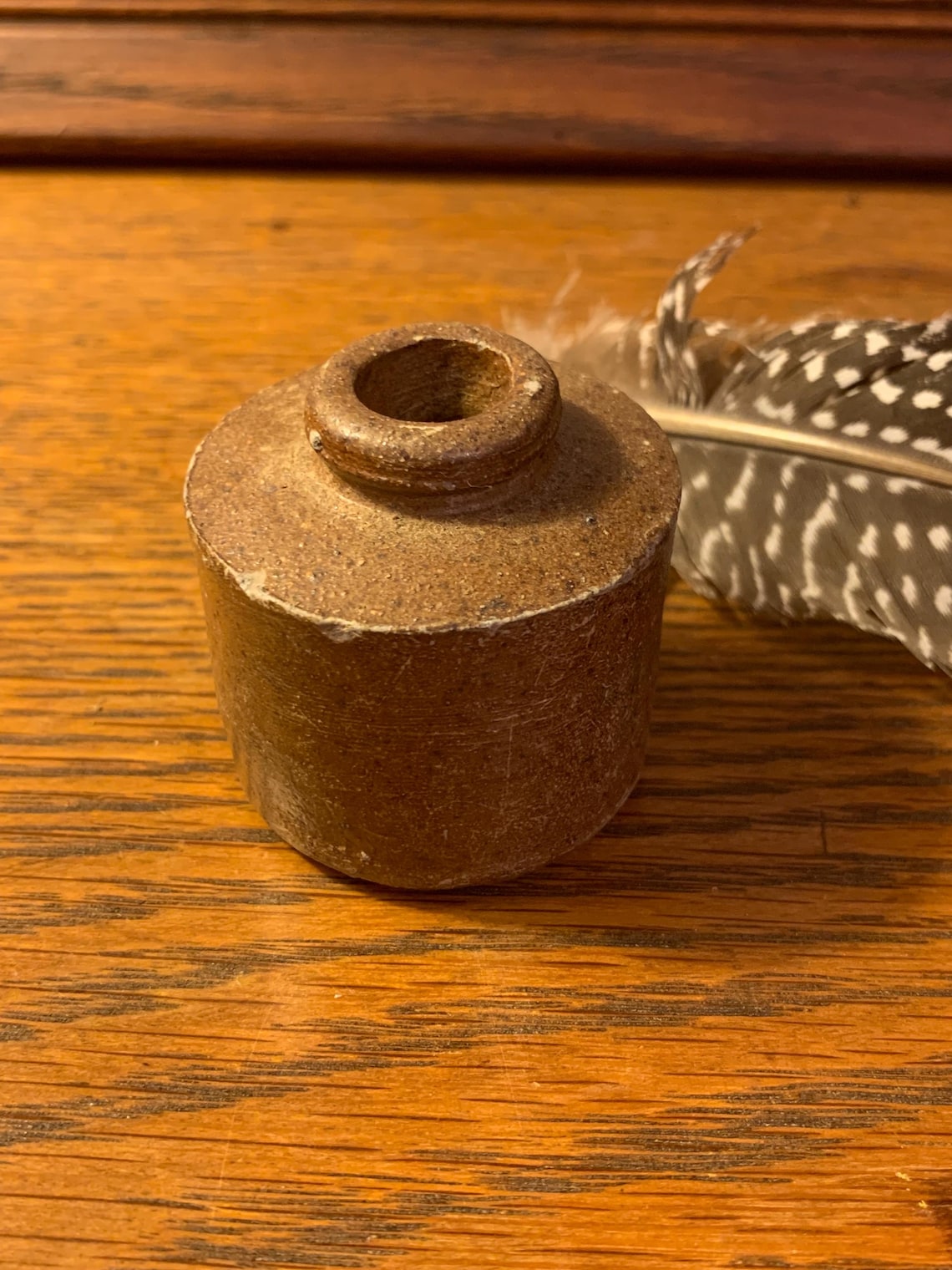 3 Antique Stoneware Ink Bottles - Etsy