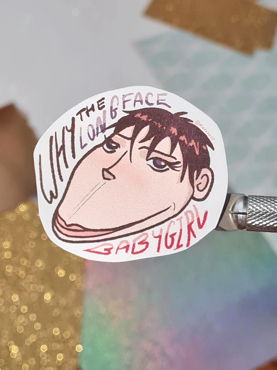 Pieck (titan Form - "why the Long Face Babygirl?") - Sticker - Etsy
