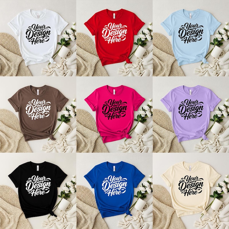 Spring Background Mockup - Etsy