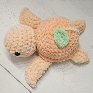 Crochet Fruit Turtle Plushie Amigurumi Handmade Stuffed Animal - Etsy