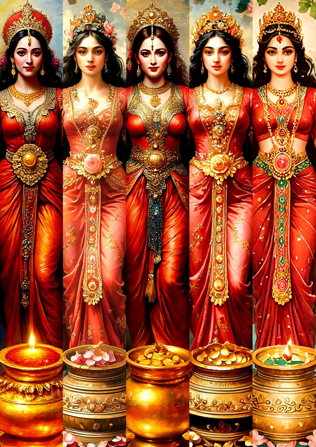 Lady Luck in Red- Lady of Properity - Etsy