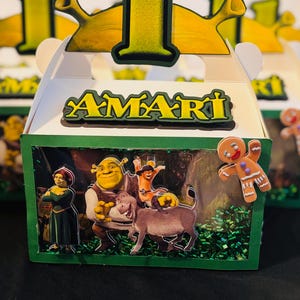 Custom Shrek Shaker Gable Boxes - Etsy