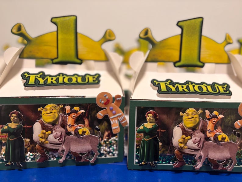 Custom Shrek Shaker Gable Boxes - Etsy