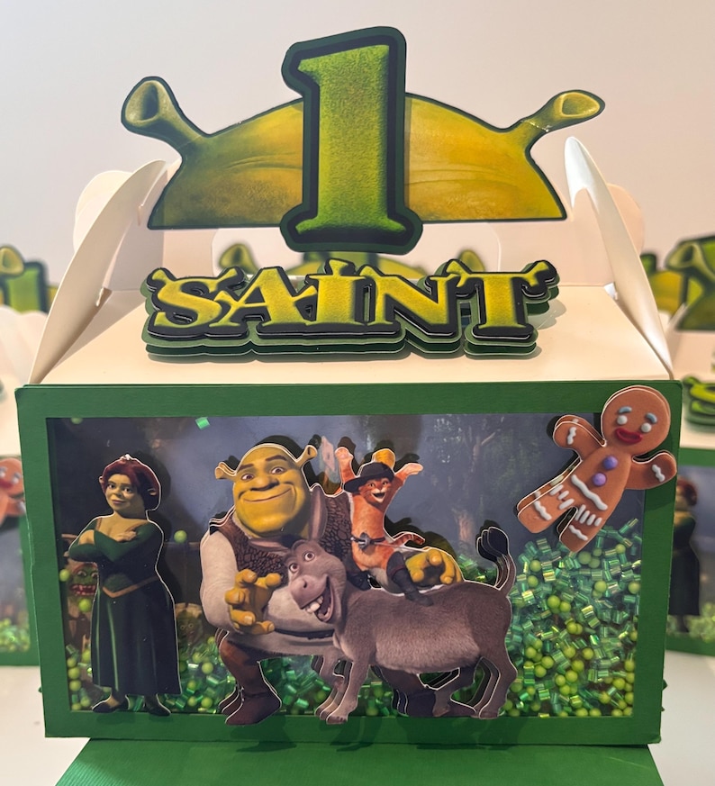 Custom Shrek Shaker Gable Boxes - Etsy