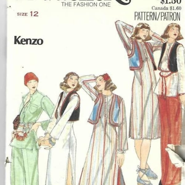Butterick Kenzo Sewing Pattern - Etsy
