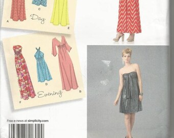 Strapless Dress Pattern - Etsy