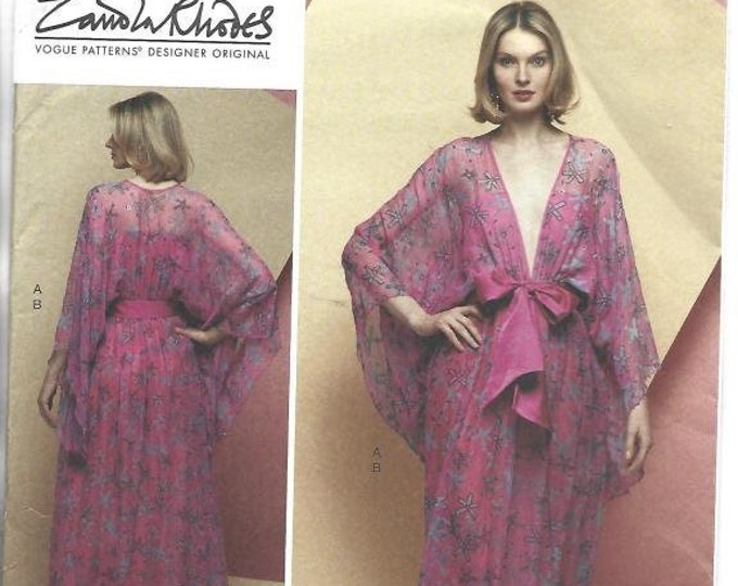 Vogue 1627 UNCUT FF Rhodes Caftan/kimono/hostess Dress/patio/pool Party ...