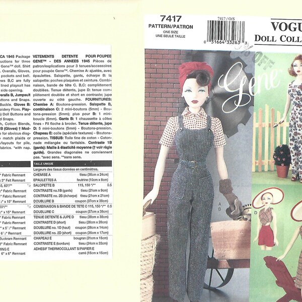 Gene Doll Clothes - Etsy