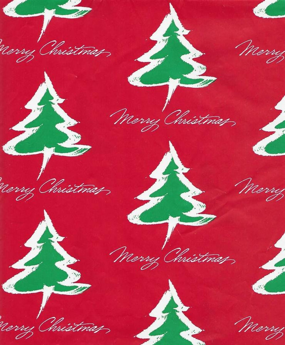 Vintage 1980s Christmas Wrapping Paper Christmas Gift Wrap Abstract ...