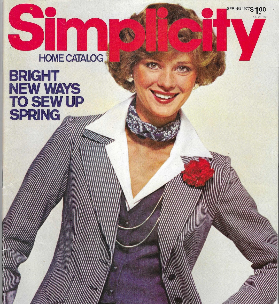 Simplicity Home Catalog Spring 1977 Pattern Ads NO PATTERNS Sewing ...