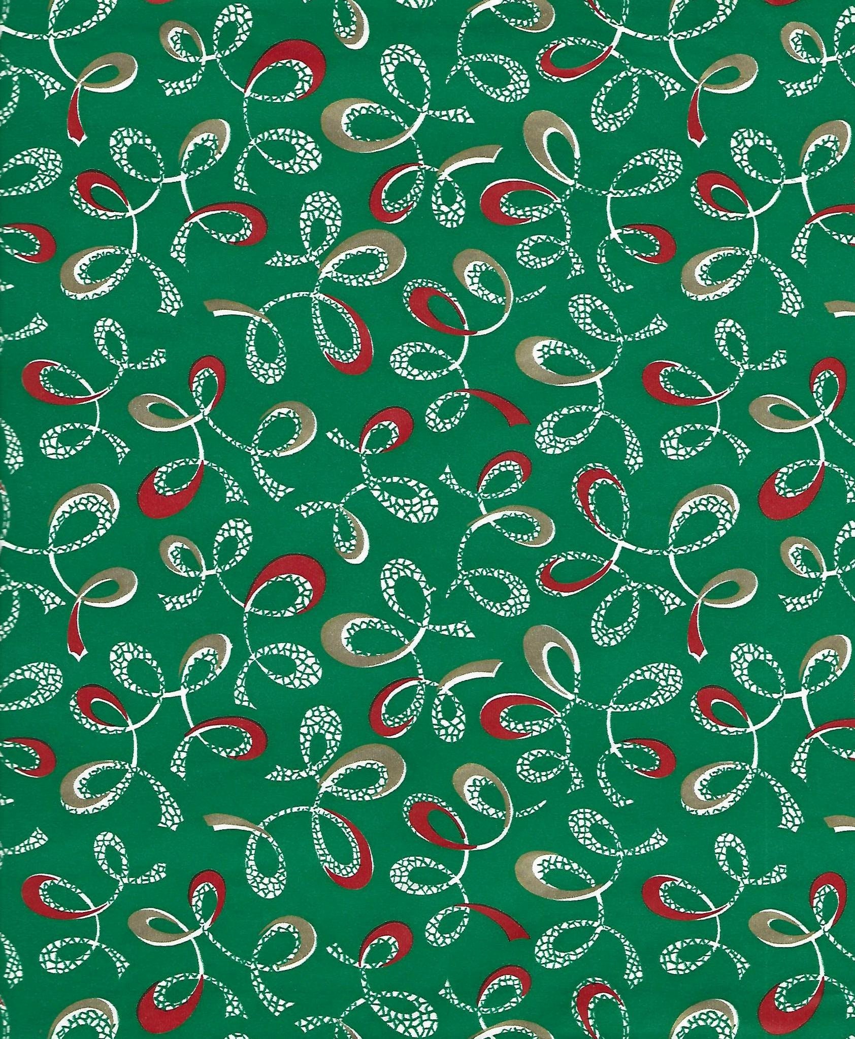 Vintage Christmas Wrapping Paper Background