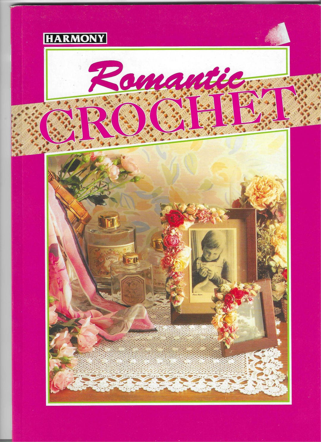 1990s Romantic Crochet Patterns Mats Borders Motifs 25 Crochet Patterns ...
