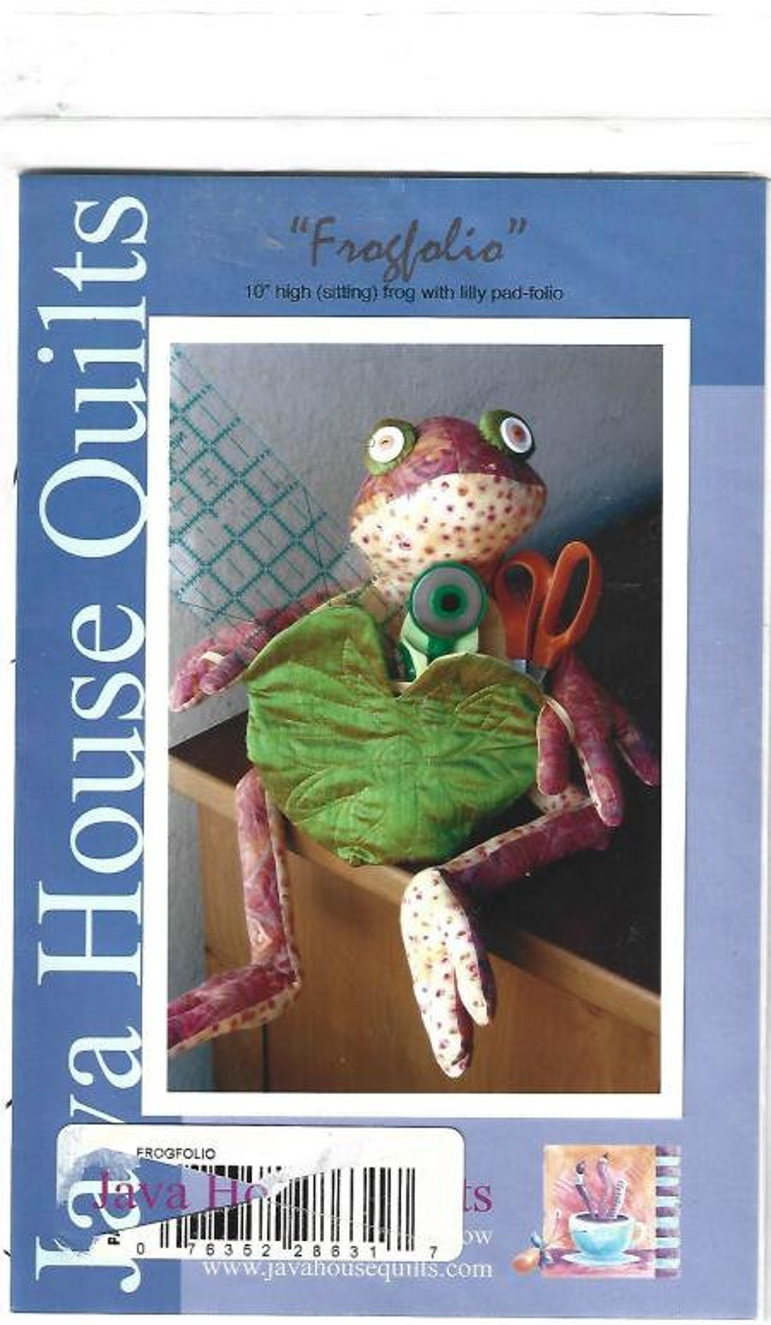 Frog Organizer or Holder frogfolio With Lilly Pad Uncut FF Still in ...