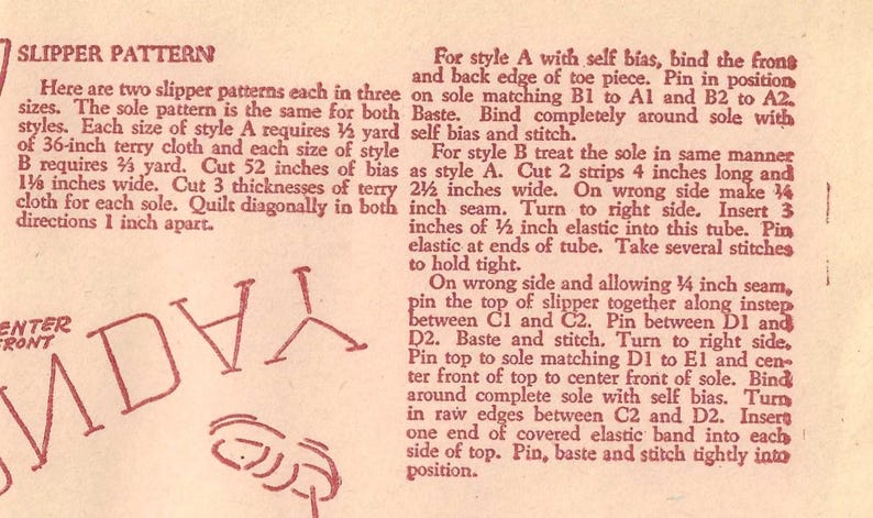 Anthropomorphic Days of the Week Transfer Slippers Bookmark Alphabet Ca ...