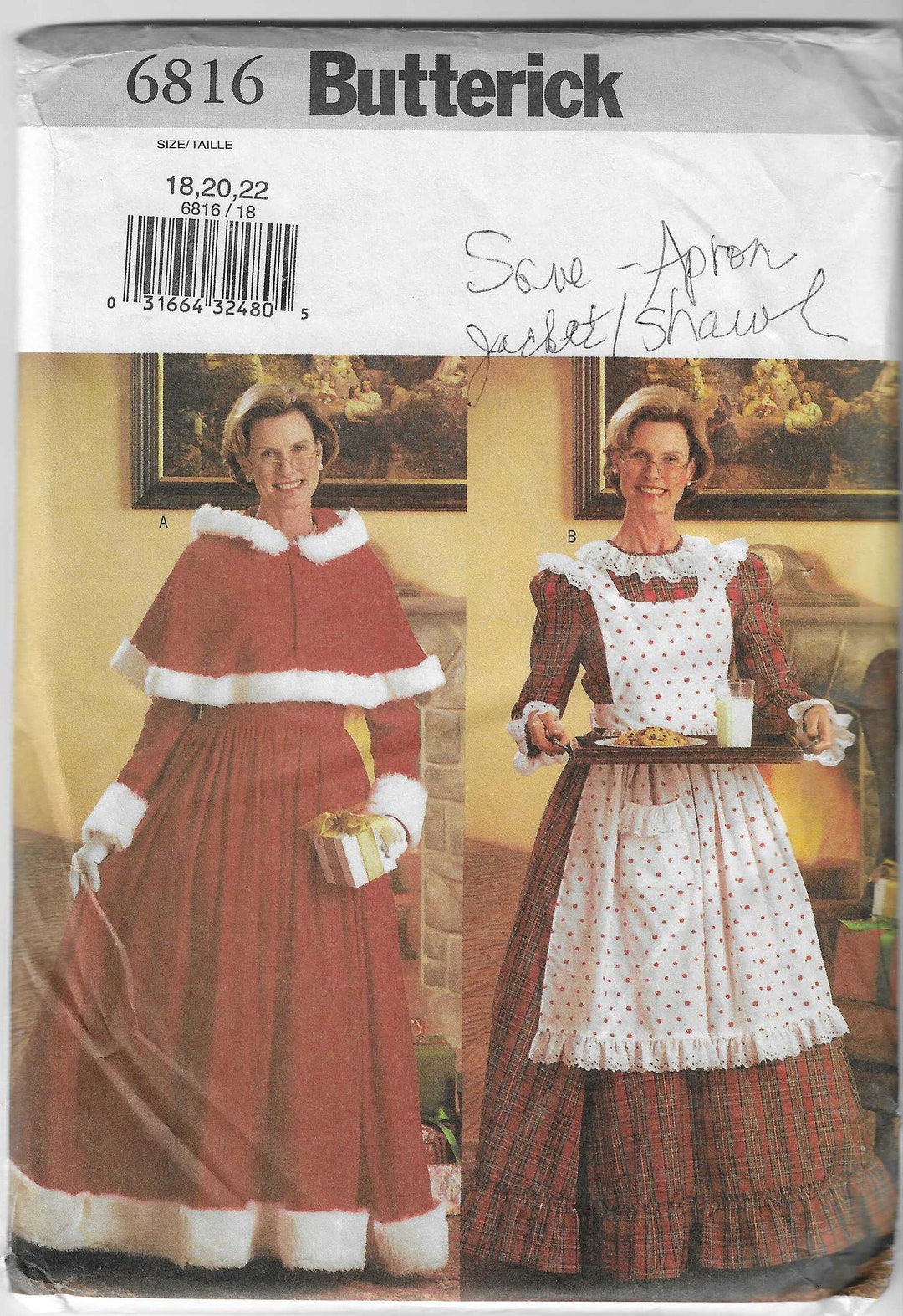 Dress and Cape Mrs. Claus Mrs. Santa Christmas Party Christmas Parade ...