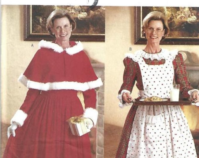 Dress and Cape Mrs. Claus Mrs. Santa Christmas Party Christmas Parade ...