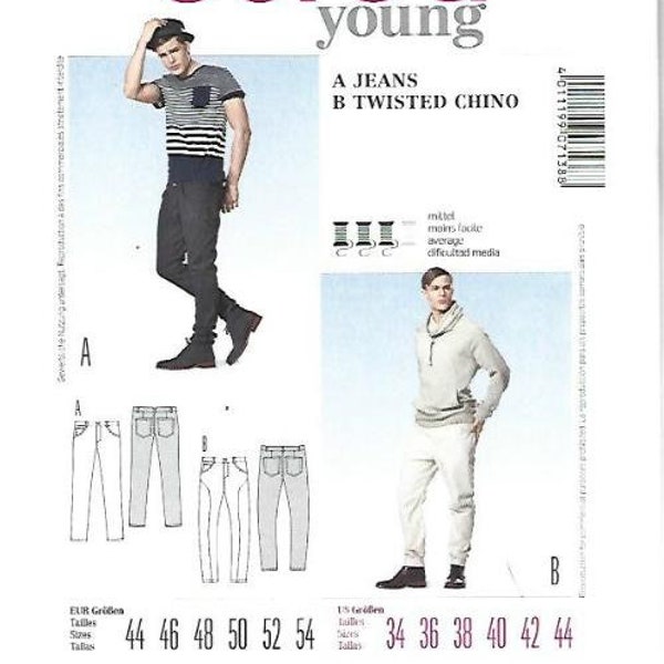 Mens Jeans Pattern - Etsy