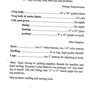 Frog Organizer or Holder frogfolio With Lilly Pad Uncut FF Still in ...