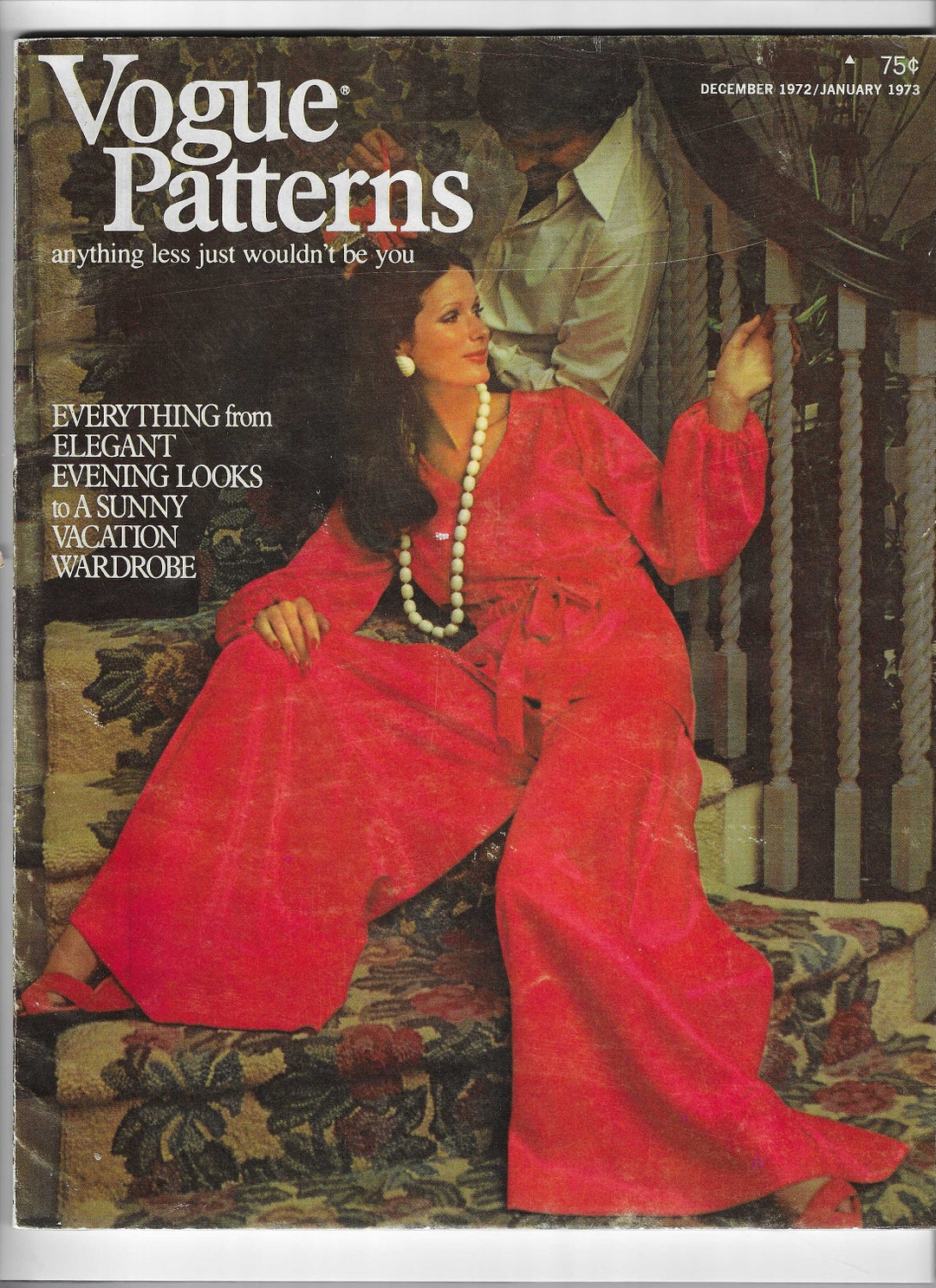 Vogue Patterns Magazine December 1972/january 1973 EUC Palazzo Pants ...