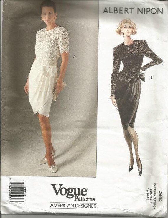 Vogue Patterns For The Mother Of Bride Dresses