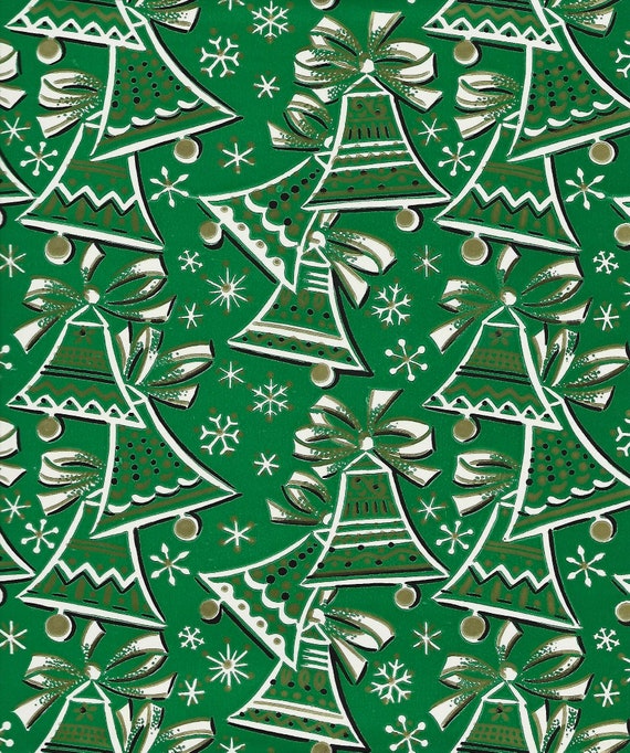 Vintage Christmas Wrapping Paper Background
