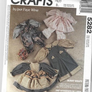 1990s Country Bunnies Clothes Wardrobe for Bunnies From Mccall's 3760 ...