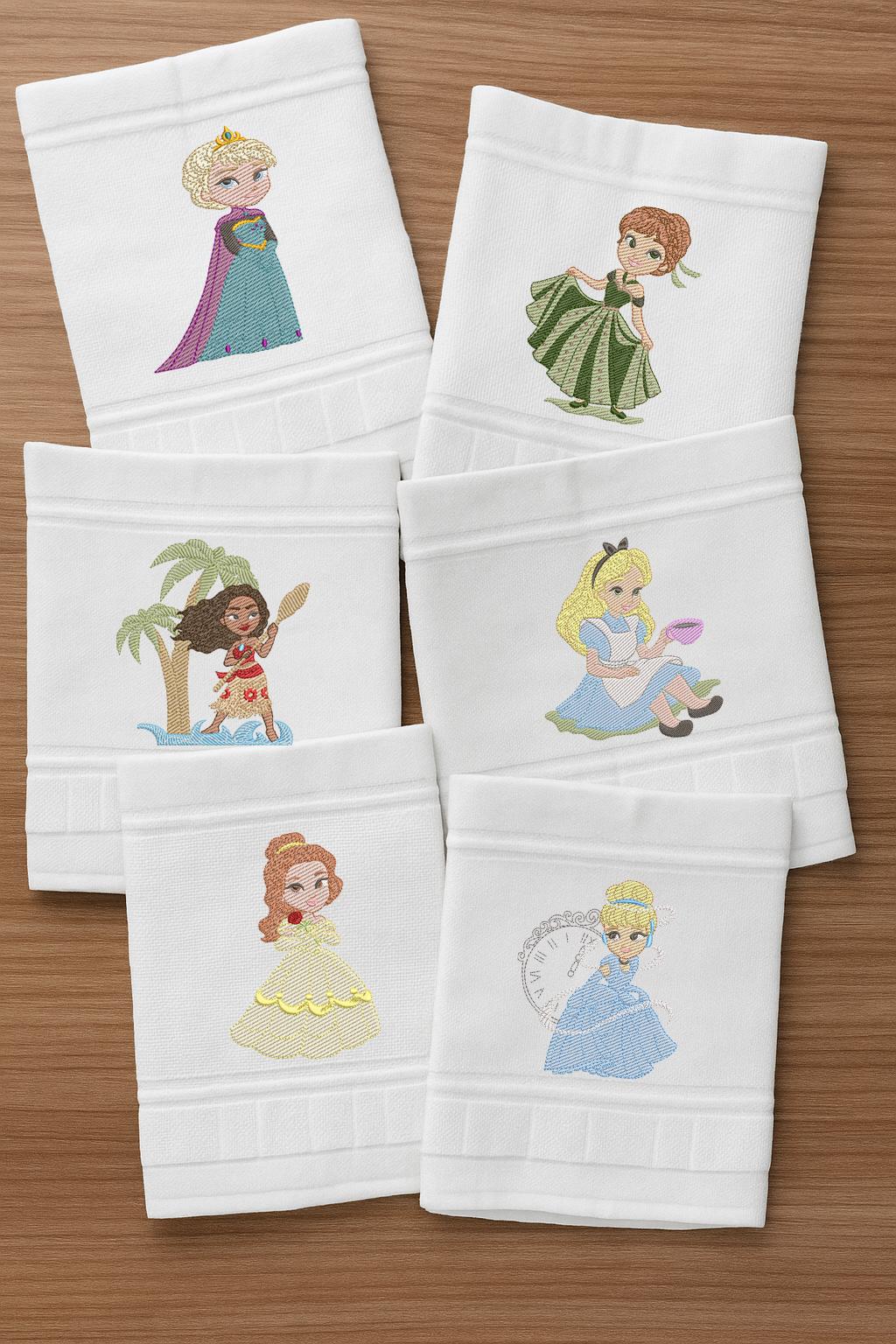 173 Princess Embroidery Designs Bundle – Fairy Tale Machine Embroidery ...