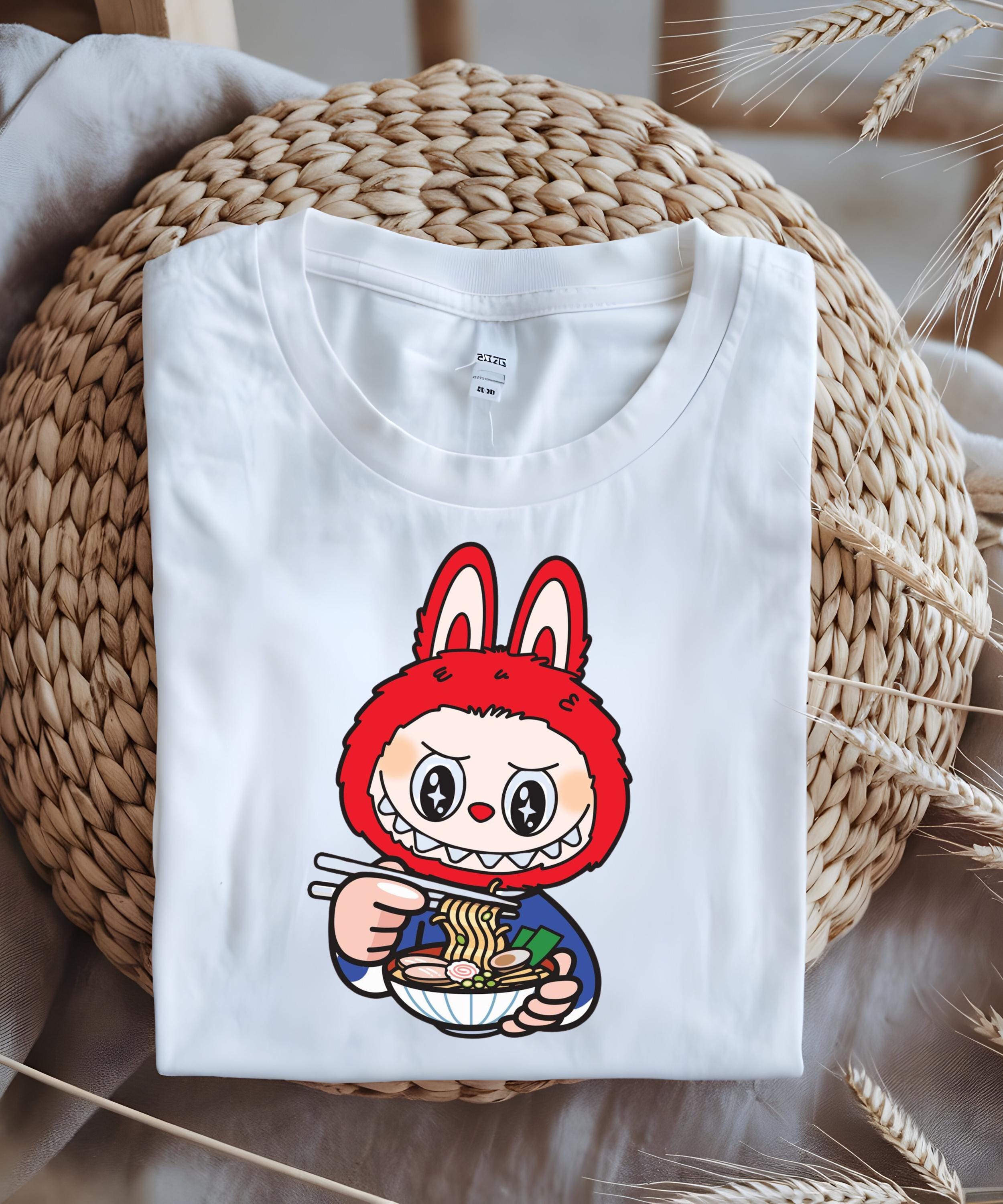 Labubu Ramen PNG: Kawaii Bunny Clipart for T-shirts (digital Download ...