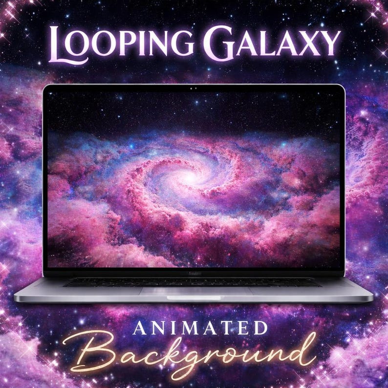 20 Galaxy Looped Animated Background Videos | Space & Cosmic Galaxy ...