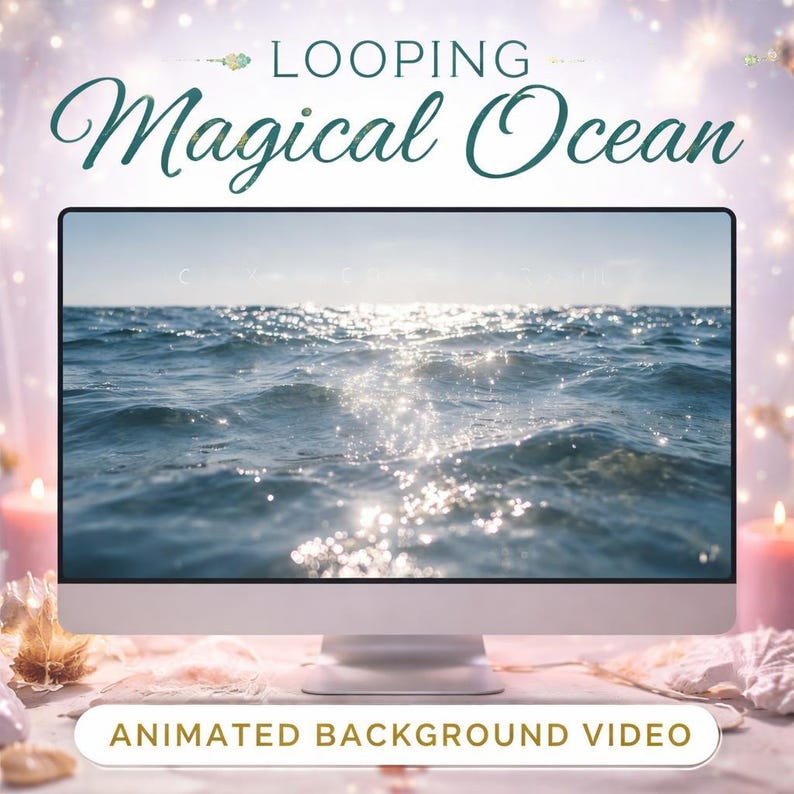 Ocean Animated Background Videos | Seamless Loop (digital Download) - Etsy