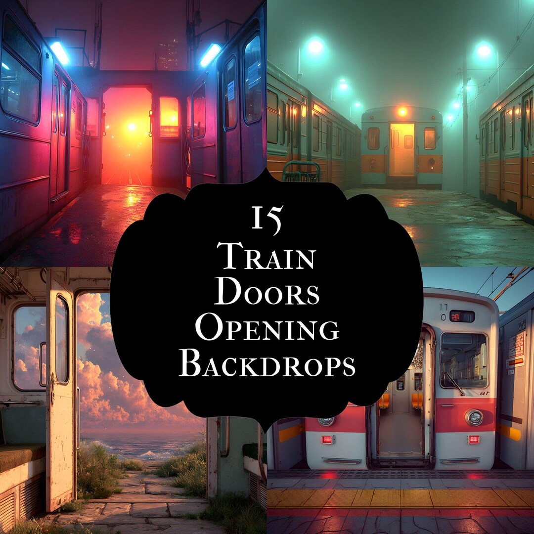 Train Doors Digital Backdrop: Railroad Photography Prop (jpgs ...