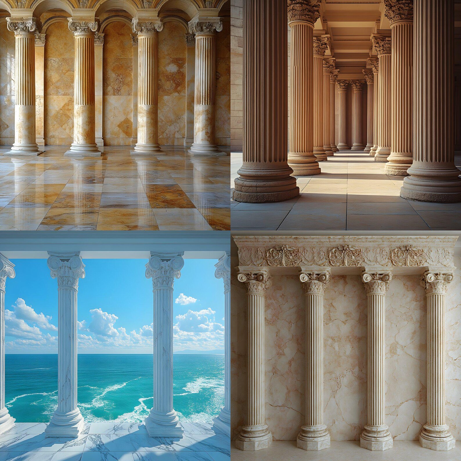 Roman Column Photography Backdrop: Greek Architecture Digital ...