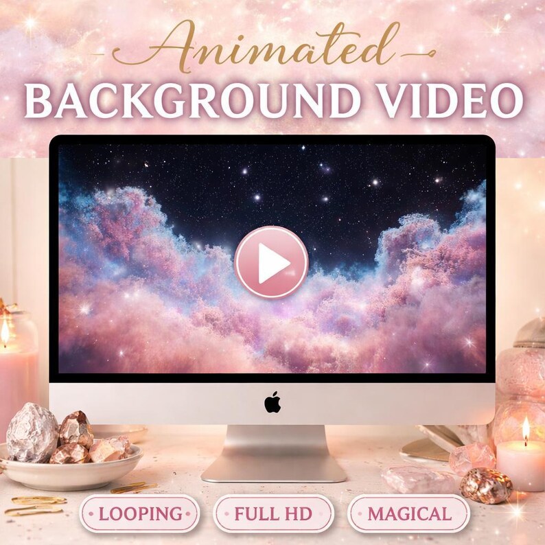 20 Galaxy Looped Animated Background Videos | Space & Cosmic Galaxy ...