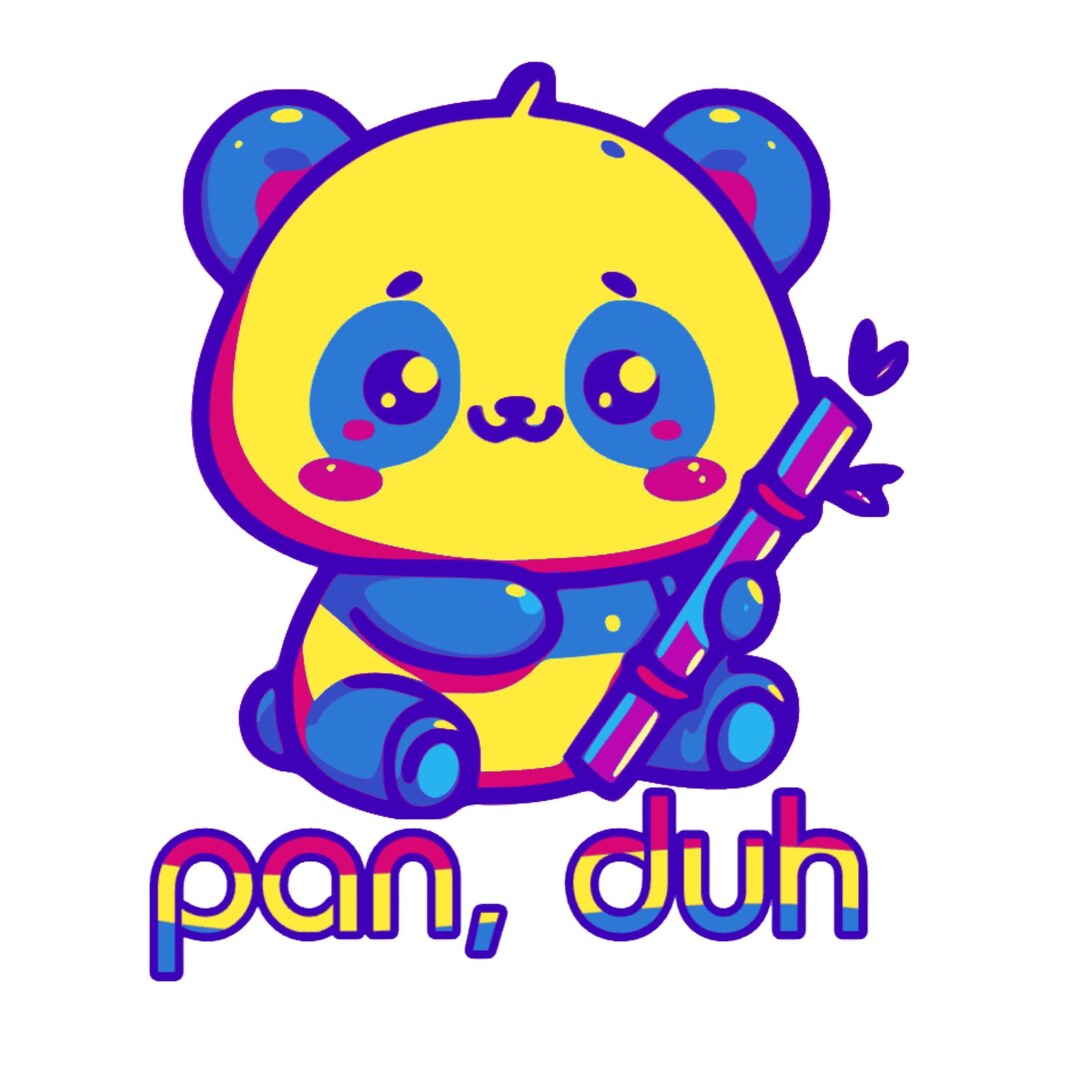 Pan, Duh – Pansexual Pride Sticker, Trucker Hat, Shirt, Tote, Mug ...
