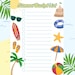 Bucket List for Summer Kids Summer Bucket List Kids Summer Blue Bucket ...