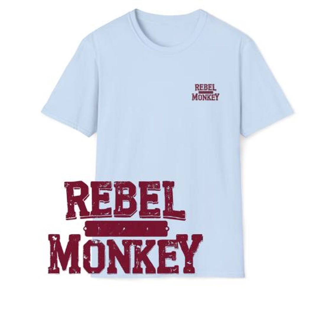 Rebel Monkey T-shirt - Etsy