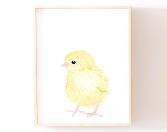 Baby Chick Art - Etsy