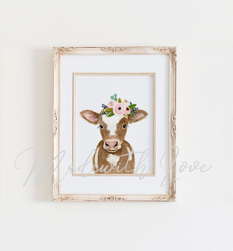 Farm Nursery Decor Farm Nursery Prints farm animal prints cow | Etsy