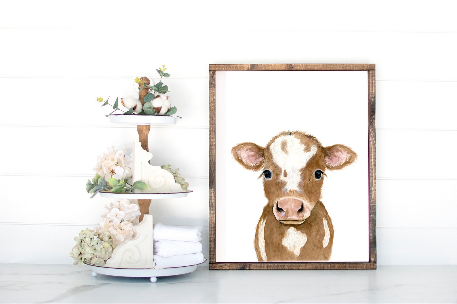 Farm Nursery Decor Cow Print Baby Farm Animals Baby Cow - Etsy Canada