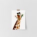 Watercolor Baby Giraffe Number 2 , Safari Nursery, Animal Paintings ...