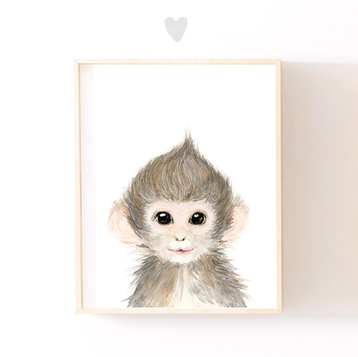 Baby Monkey Print Safari Nursery Nursey Safari | Etsy