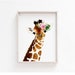 Watercolor Baby Giraffe Number 2 , Safari Nursery, Animal Paintings ...