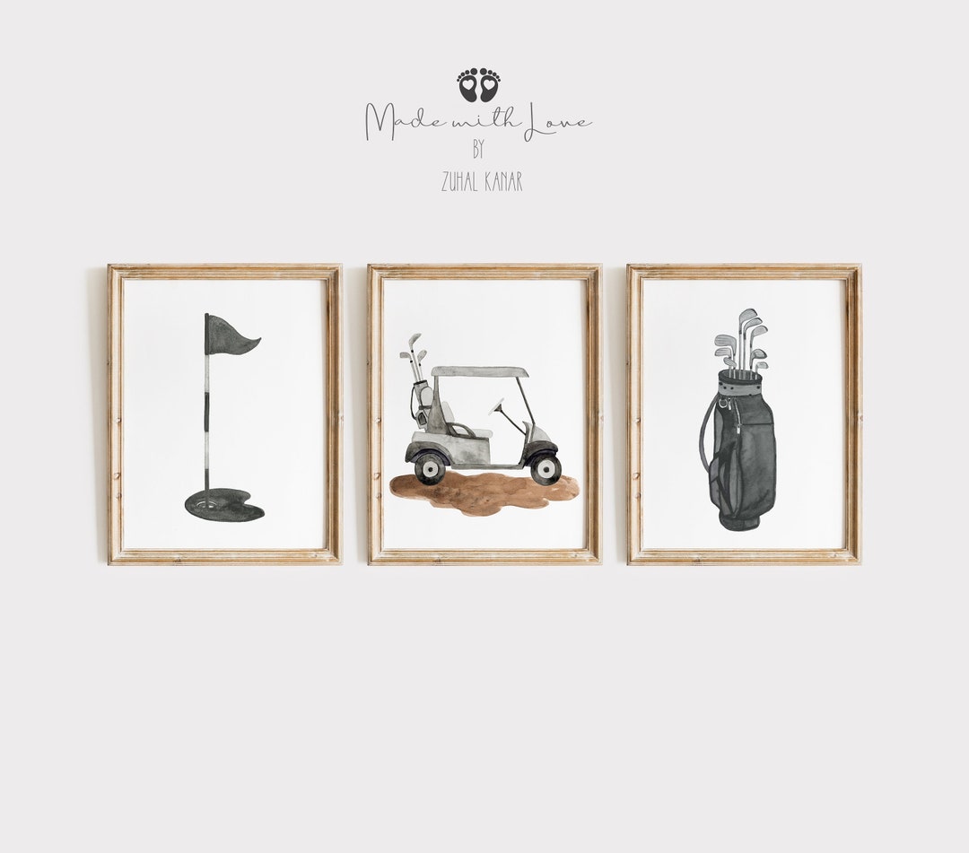 Golf Wall Art, Golf Wall Decor, Golf Nursery, Golf Theme Gift, Golf ...