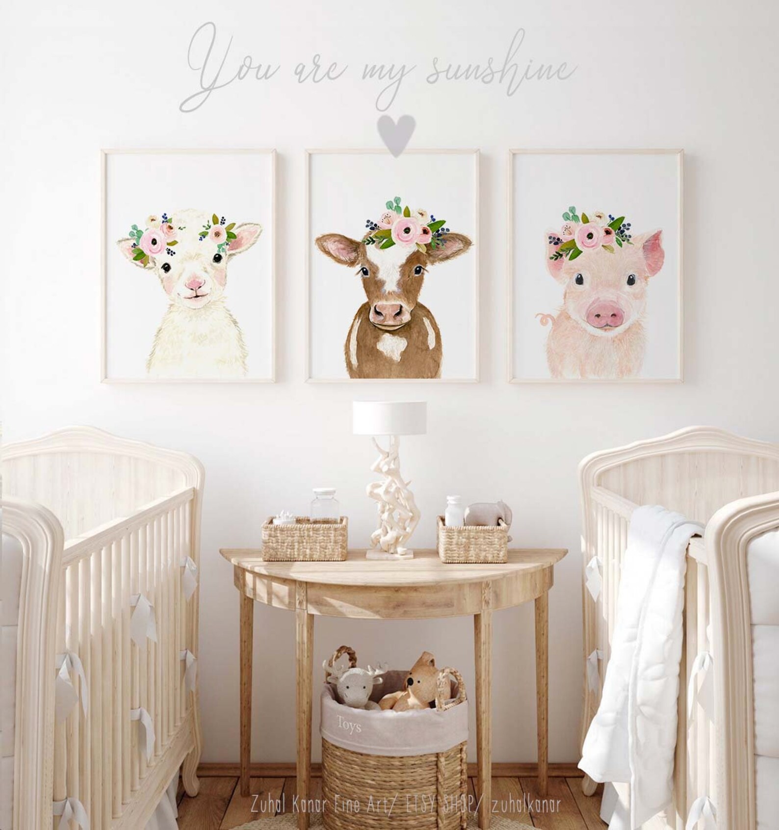 Farm Nursery Decor Farm Nursery Prints Set of 3 Prints Farm | Etsy