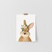 Watercolor Rabbit, Rabbit Painting, Woodland Nursery, Animal Paintings ...