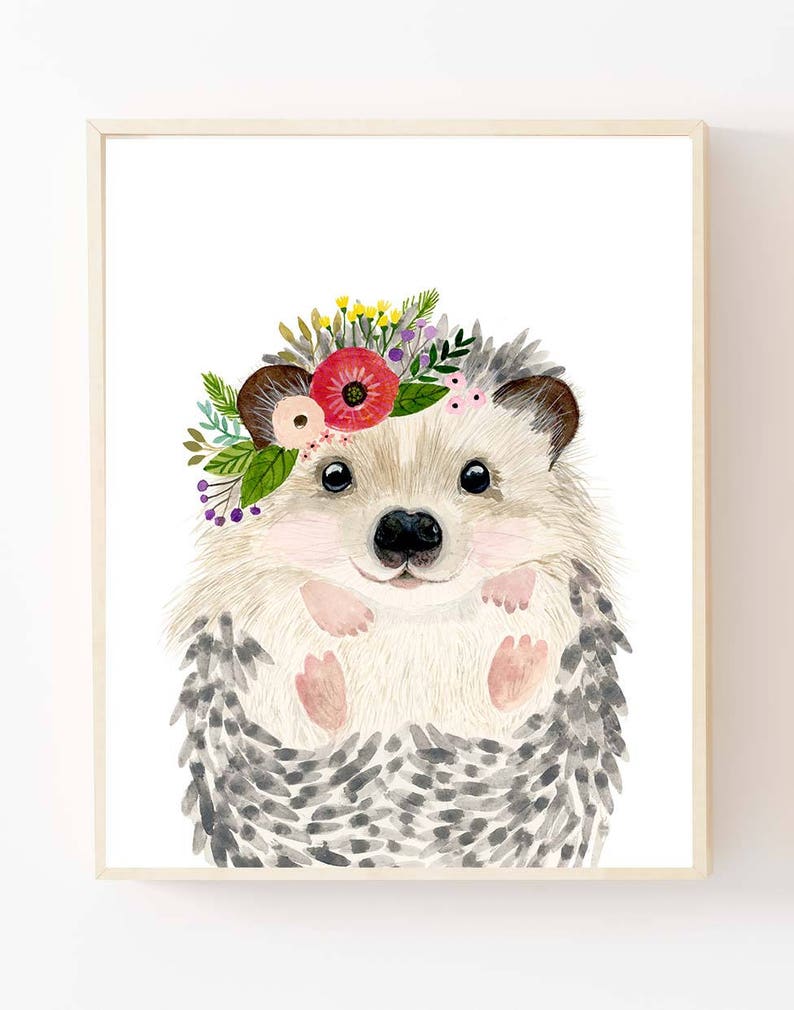 Little Friends Nursery Set Forest Babies Set of 2 Prints - Etsy