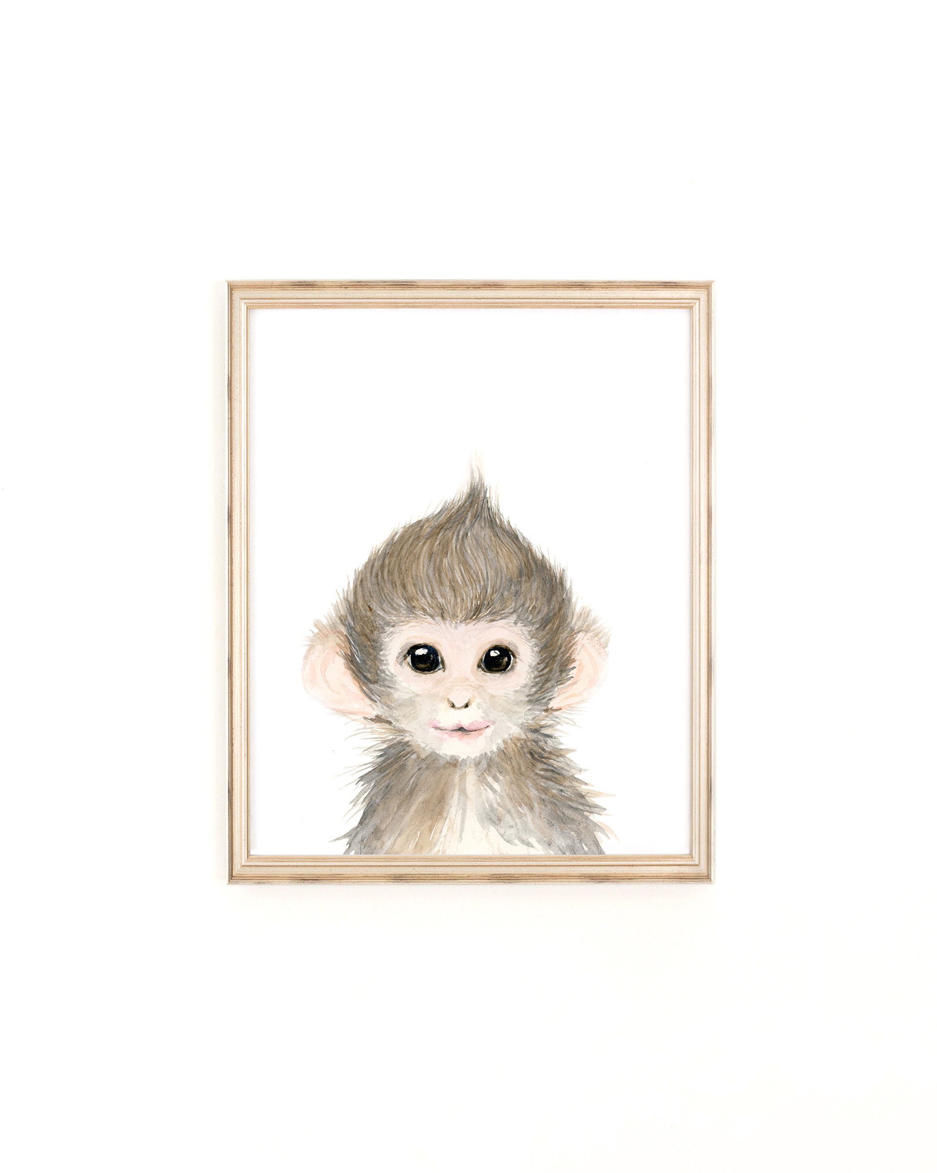 Baby Monkey Print Safari Nursery Nursey Safari | Etsy