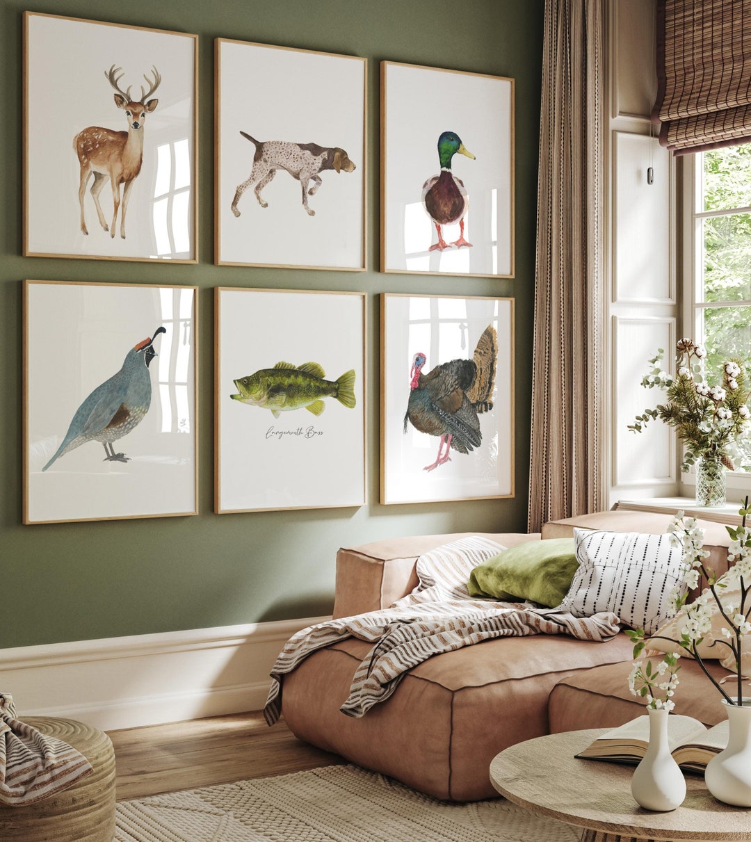 Fishing Hunting Wall Art, Mallard Duck Nursery Wall Art , Hunting ...