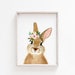 Watercolor Rabbit, Rabbit Painting, Woodland Nursery, Animal Paintings ...
