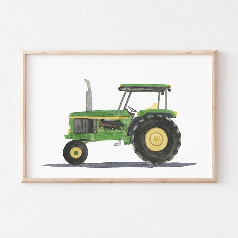 Tractor Wall Art - Etsy